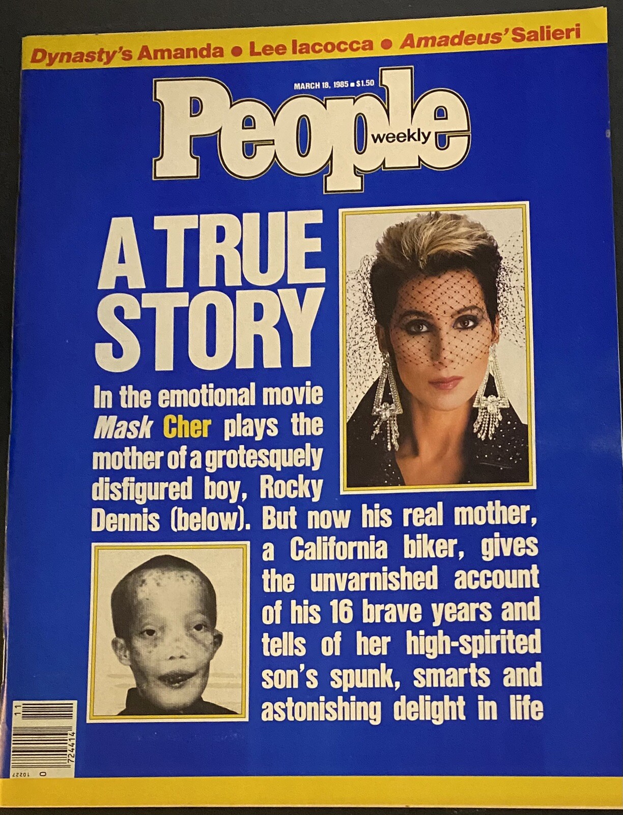 PEOPLE WEEKLY MAG: Cher / Mask The Movie 1985 BRAND NEW In COLTR SLV | eBay