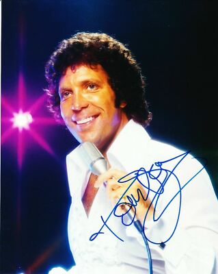 Tom JONES SIGNED 10X8 Photo Genuine Signature AFTAL COA (A2) | eBay UK