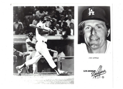 Jim Lyttle Los Angeles Dodgers Team Issue 8x10 Baseball Photo RH5 | eBay