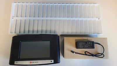 Kronos In-Touch 9100 Time Clock W/ 48 Badges & x2 Pyramid 40 Slot Card ...