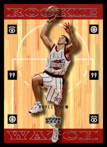 Bryce Drew 1998-99 Upper Deck #327 Houston Rockets RC Basketball Card ...