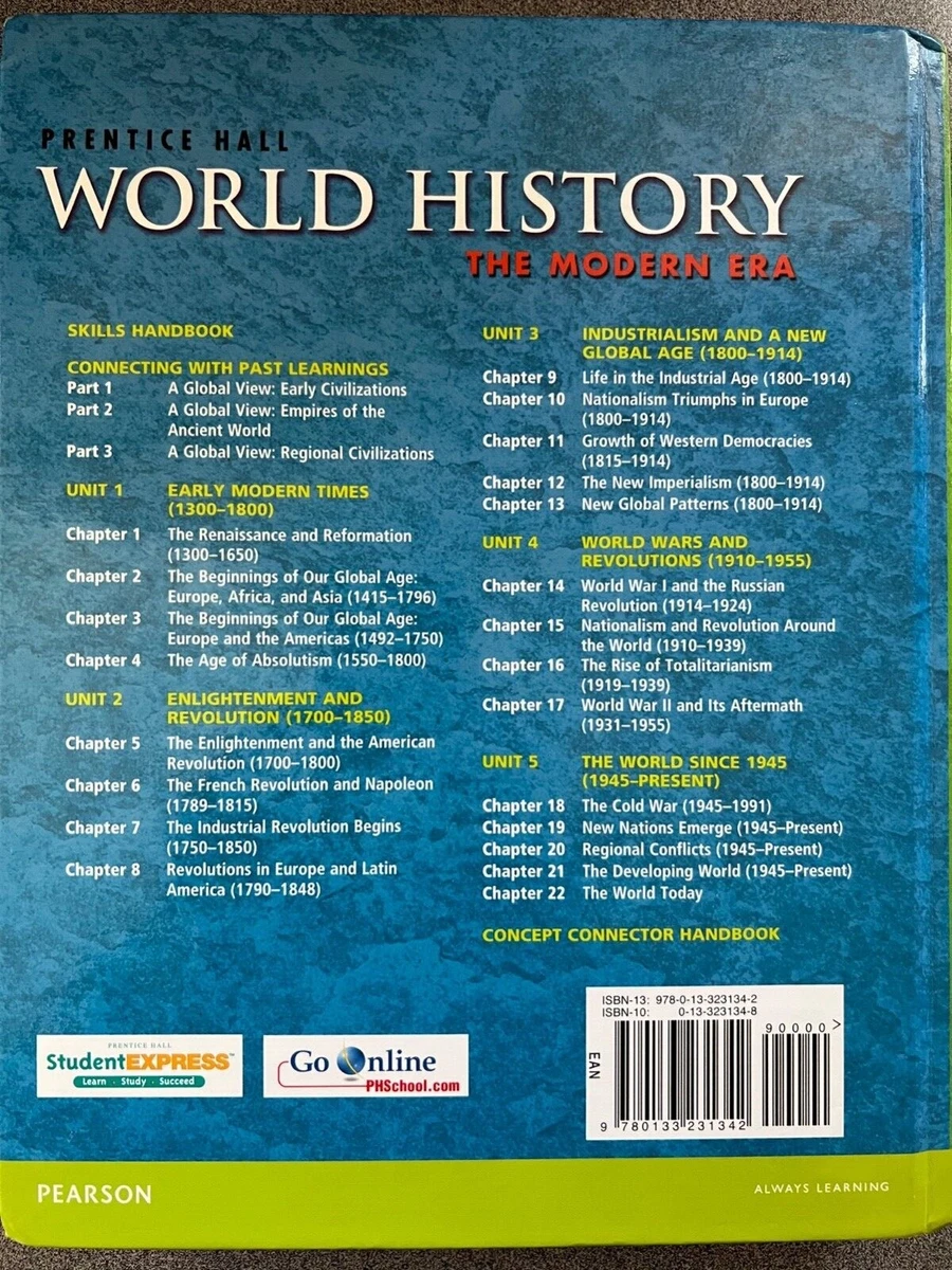 World History Textbook Prentice Hall The Modern Era