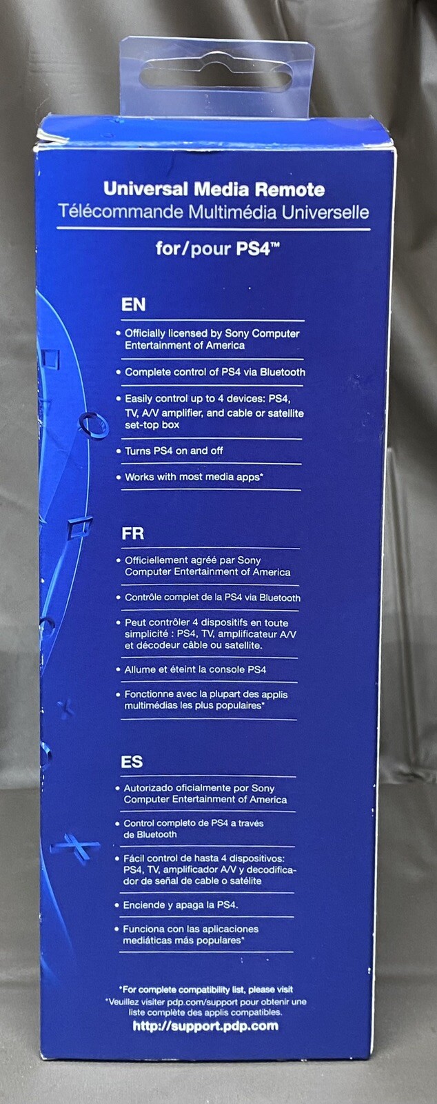 PDP PS4 Universal Media Remote Sony PlayStation 4 Model 051-038-NA | eBay