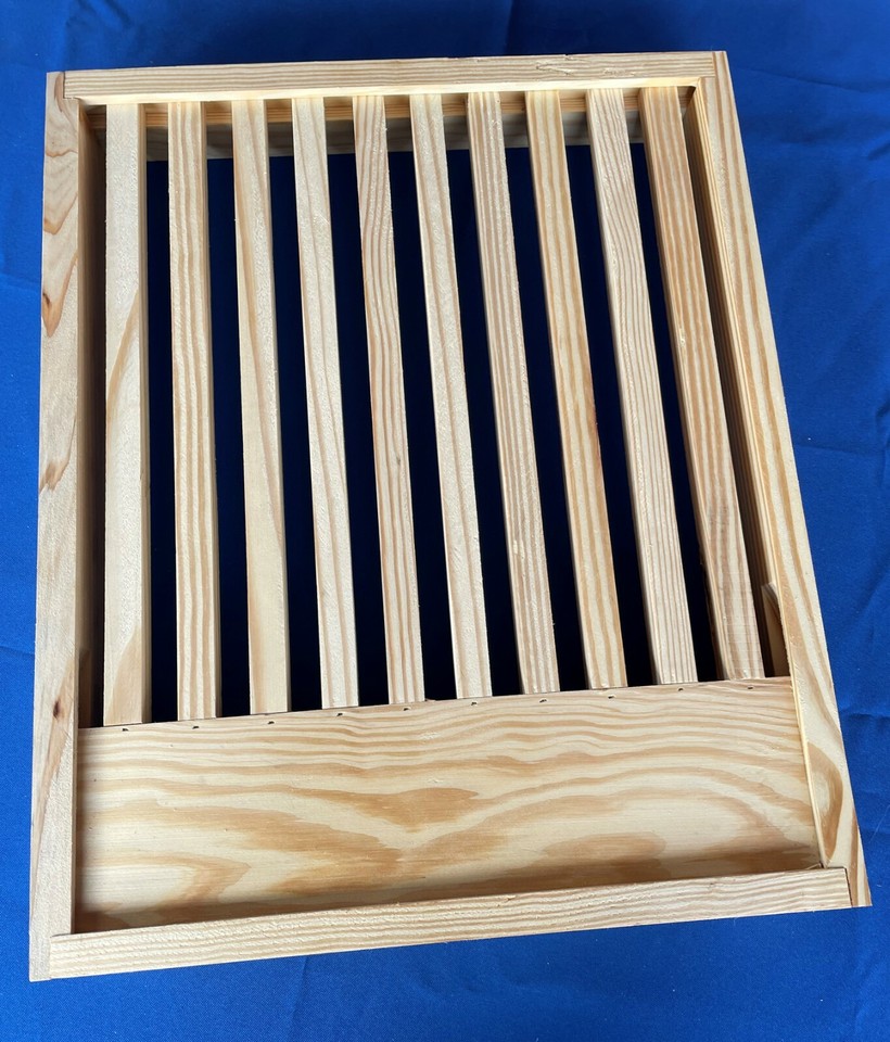 Pine 10 frame slatted rack for Langstroth bee hive | eBay
