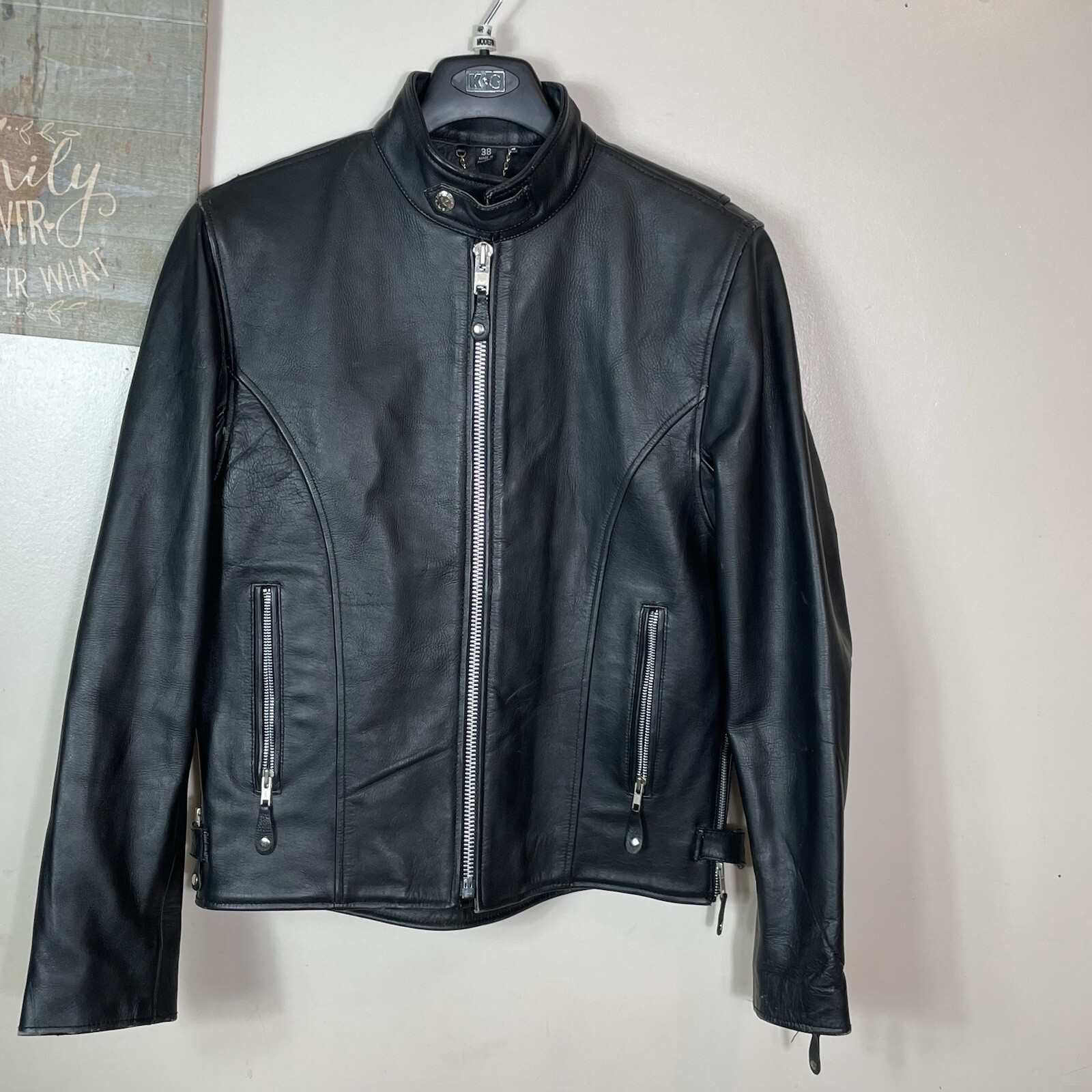 xpert leather jacket - Gem