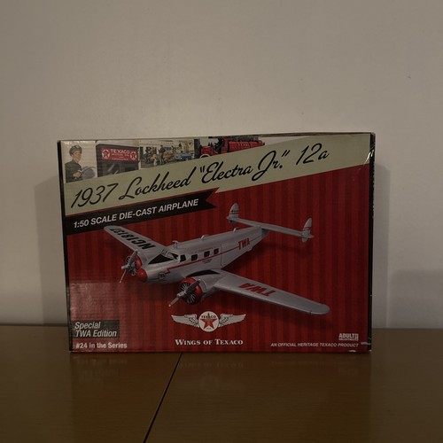 Wings Of Texaco 1937 Lockheed “Electra Jr.” 12a 1:50 Scale Airplane TWA ...
