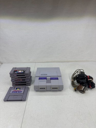 Super Nintendo Entertainment System Console SNES Video Game Bundle | eBay
