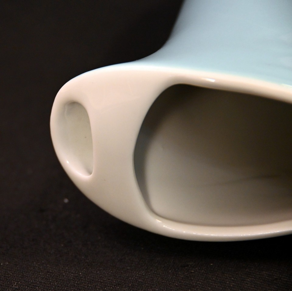 Hall Nora Jug Pitcher w/Ice Lip Light Blue Circle Mark 8 1/4" Height ...