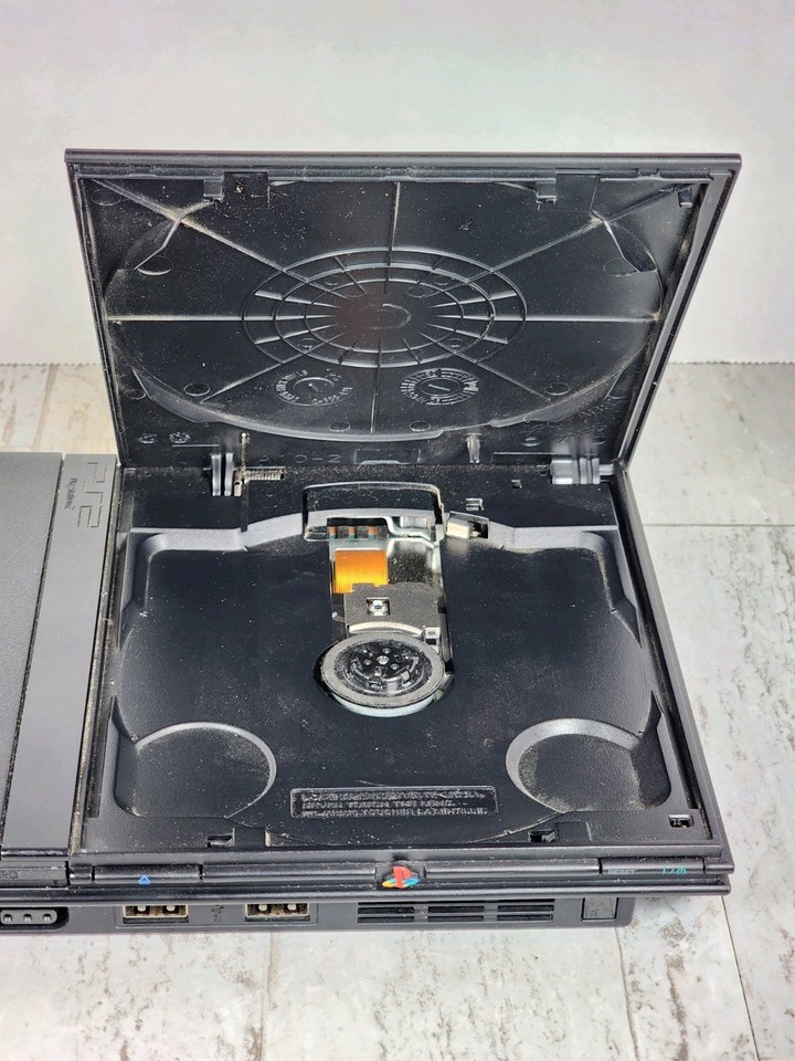 Sony PlayStation 2 Slim Black PS2 PAL SCPH-77004 Console Only Untested ...