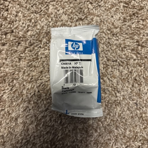 NEW!!! GENUINE HP 21 Black Ink Cartridge (HP C9351AN) C9351A FAST FREE ...