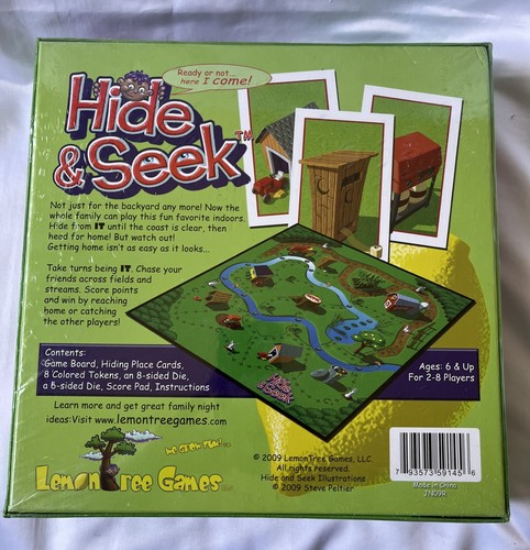 Hide & Seek Board Game Lemontree Games Rare Brand new and sealed | eBay