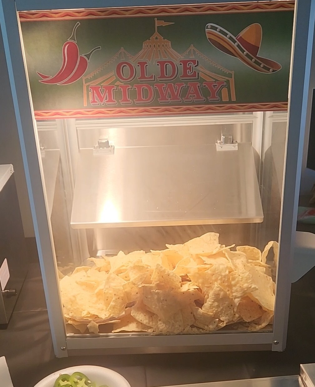 Nacho Chip Warmer Machine with Scoop, Commercial Grade Concession ...