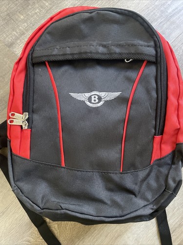 Bentley Black & Red Backpack Bag Travel Gym Sports Shopping | eBay