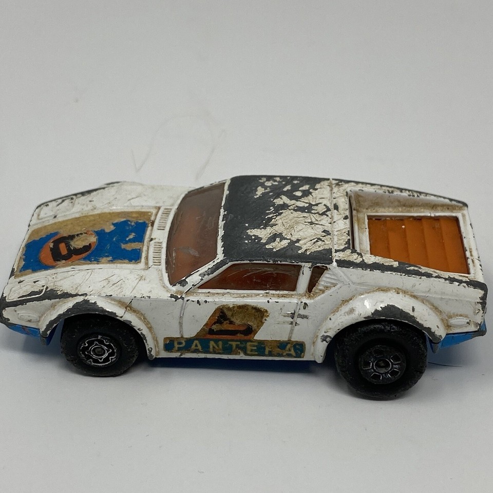 Lot of 2 Vtg Matchbox Superfast Lesney: Porche Turbo Silver, De Tomaso ...