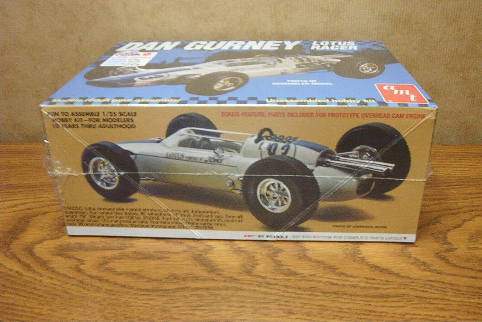 AMT DAN GURNEY LOTUS RACER 1/25 SCALE MODEL KIT | eBay