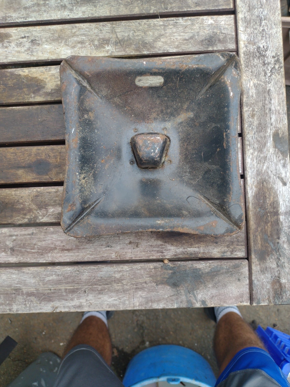 Vtg 60's 70s 80s Trunk Mount Bumper Jack BASE ONLY Chevy Ford Gm ...