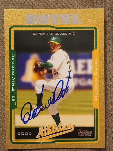 Octavio Dotel signed 2005 Topps - Gold #560 | eBay