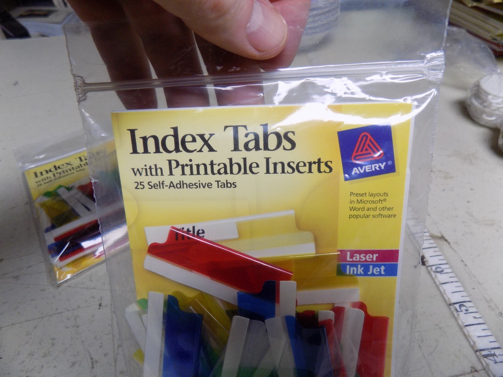 Avery new NOS Index Tabs lot of 4 packs 25 per package 16239 | eBay