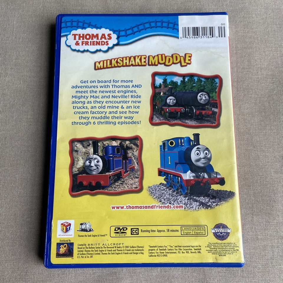 Thomas & Friends: Milkshake Muddle (DVD 2007 6 Eps.) Tank Engine Train ...