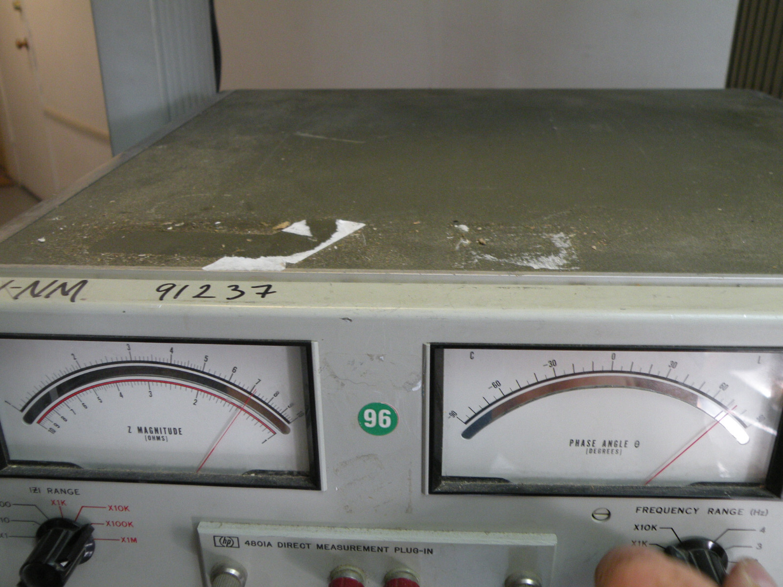 HP 4800A Vector Impedance Meter w/ 4801A Direct Measurement Plug-In | eBay