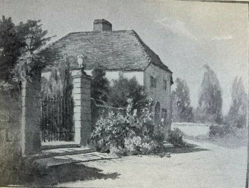 1904 Mary Arden Cottage England Wilmcote Billesley Church White Swan ...