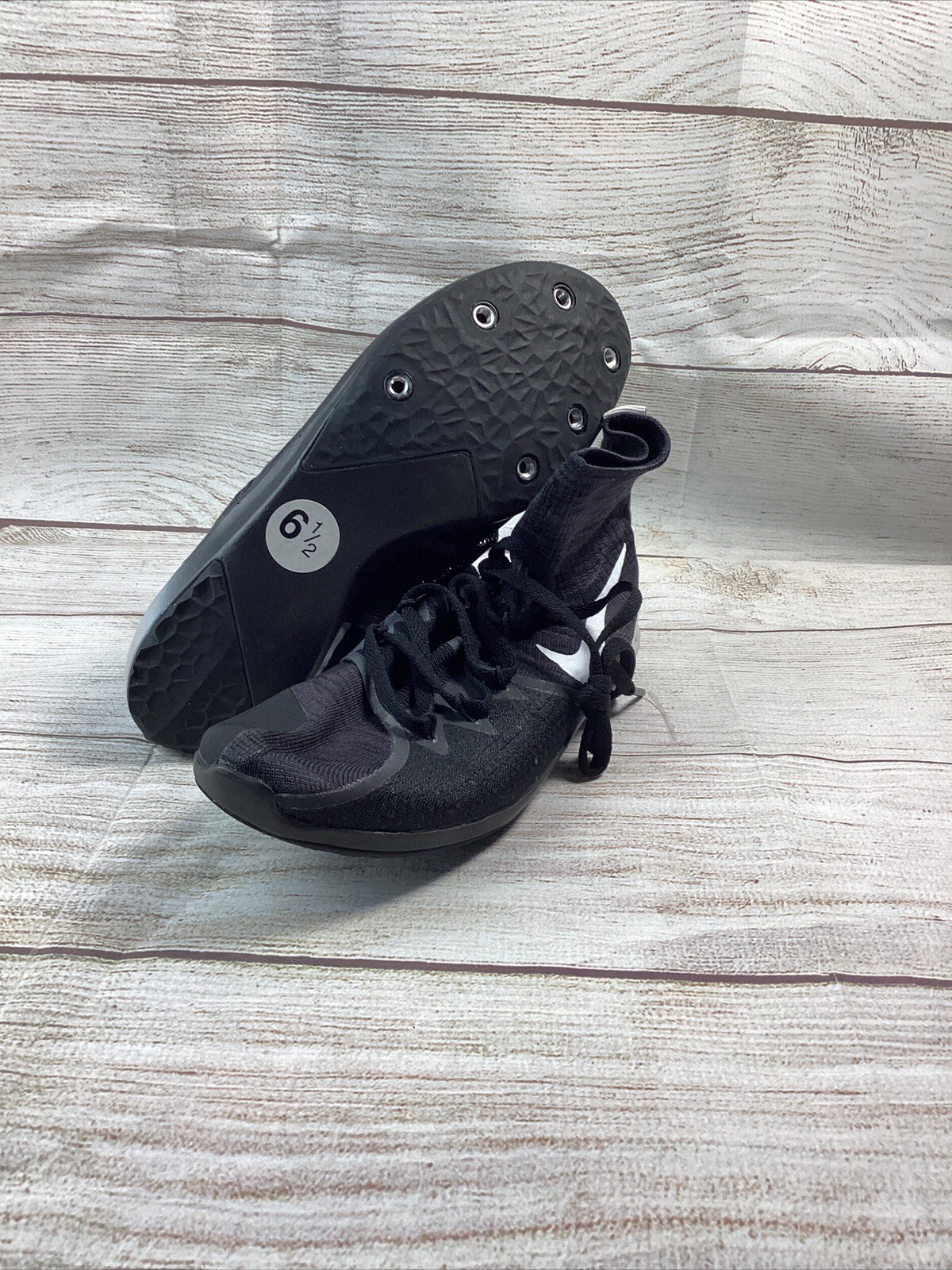 NEW SZ 6.5 Nike Zoom Victory XC 4 Track Spikes Oreo Black White 878804 ...