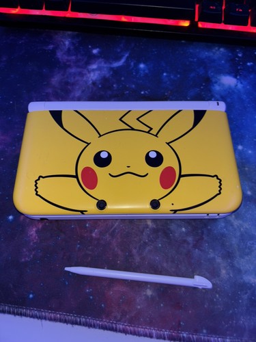 Nintendo 3DS LL Pokémon Edition Yellow Handheld System W/ Capture Card ...