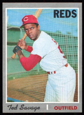 1970 Topps Ted Savage Cincinnati Reds #602 | eBay