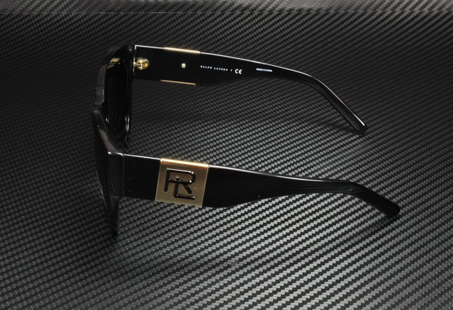 Ralph Lauren Rl8175 500187 Black Dark Gray 54 Mm Women's Sunglasses for ...