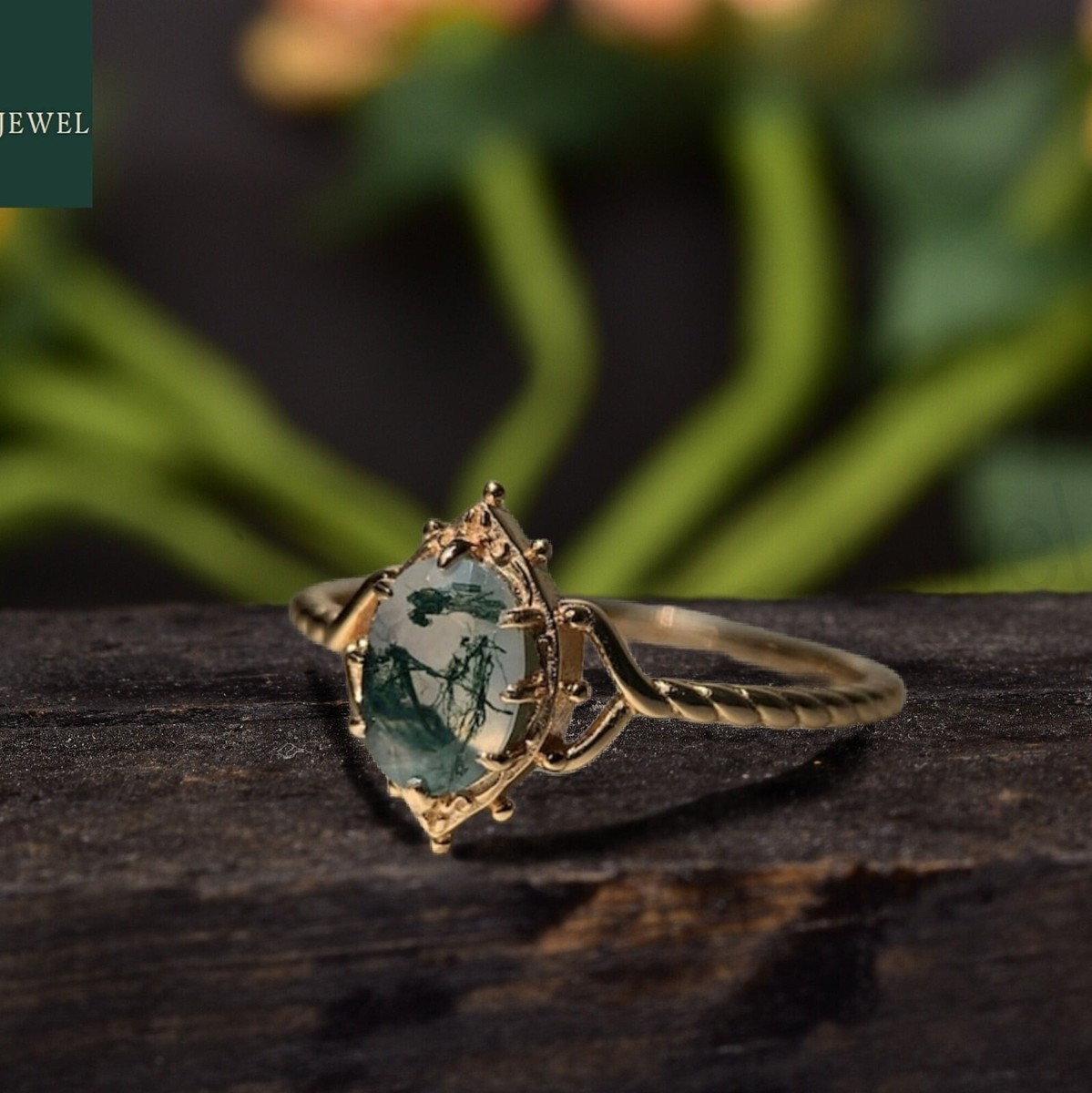 Unique Earthy Engagement Rings