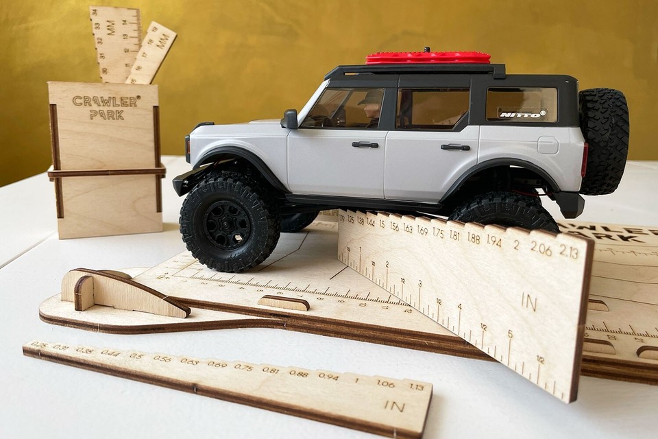 ToysWD Crawler Park Set-up system table 1/24 & 1/18 rc crawler park ...