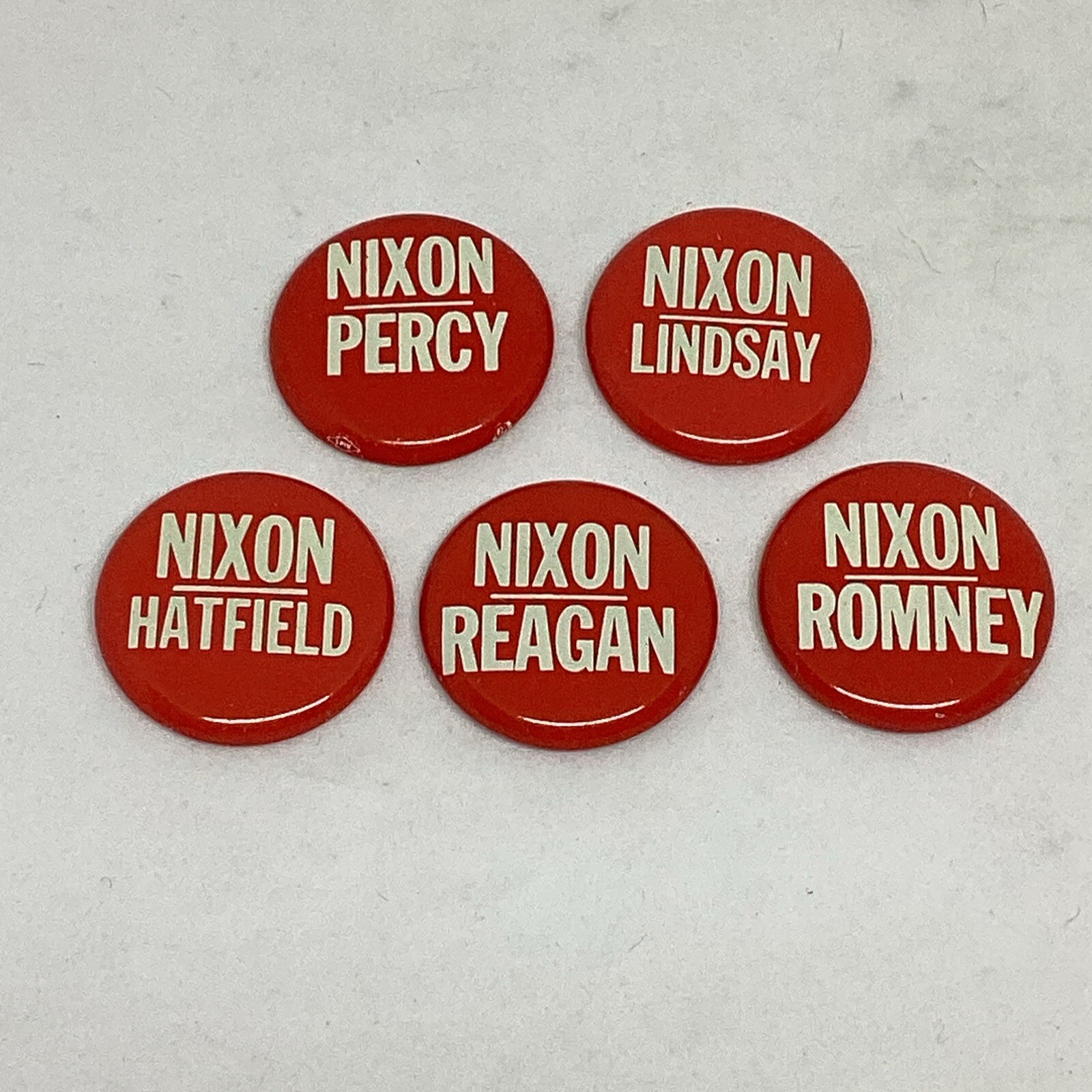 (Lot Of 5) Vintage Political Buttons LPIU Nixon Campaign Pins | eBay