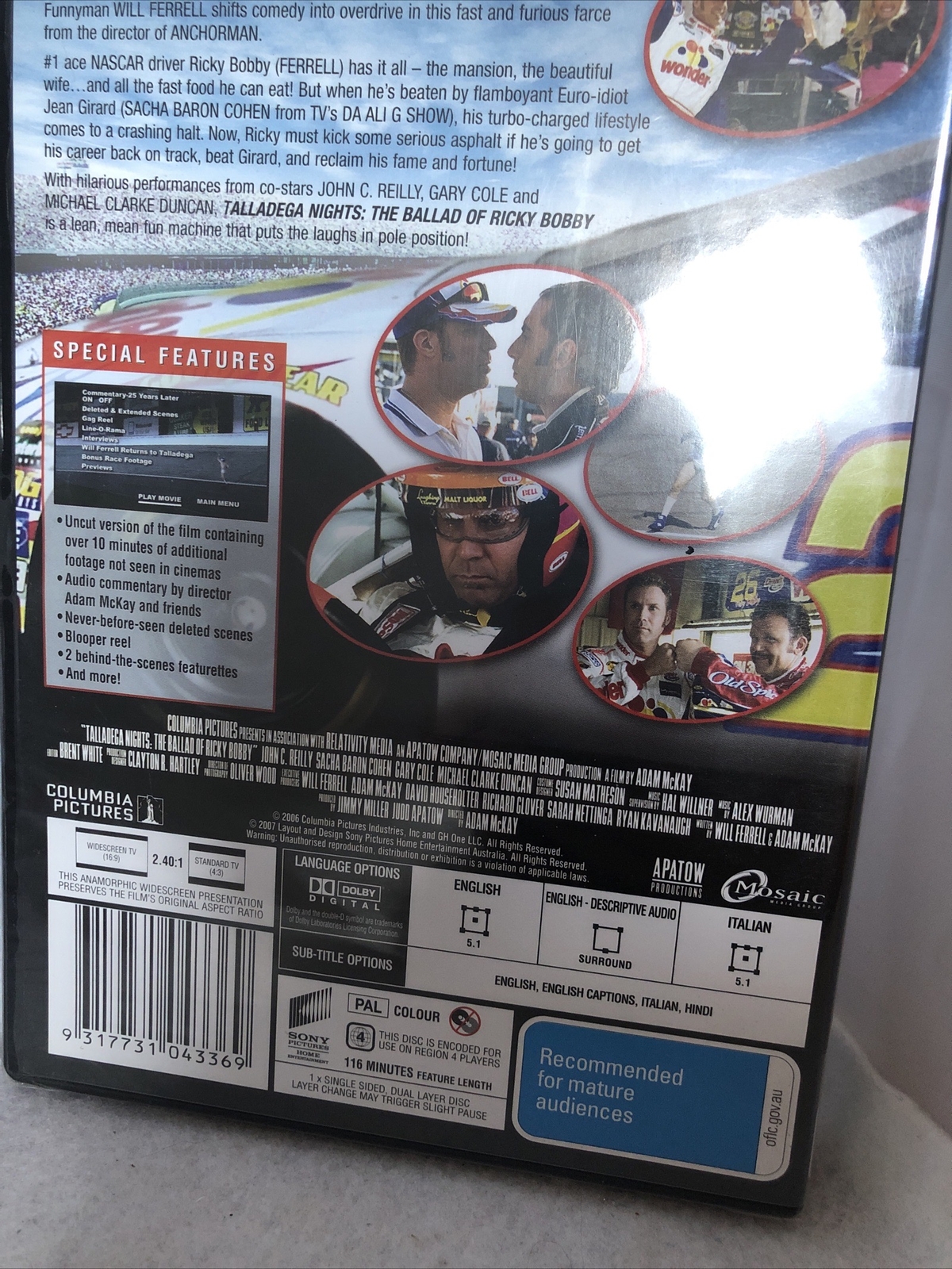 Talladega Nights - The Ballad Of Ricky Bobby (DVD, 2006)BRAND NEW ...