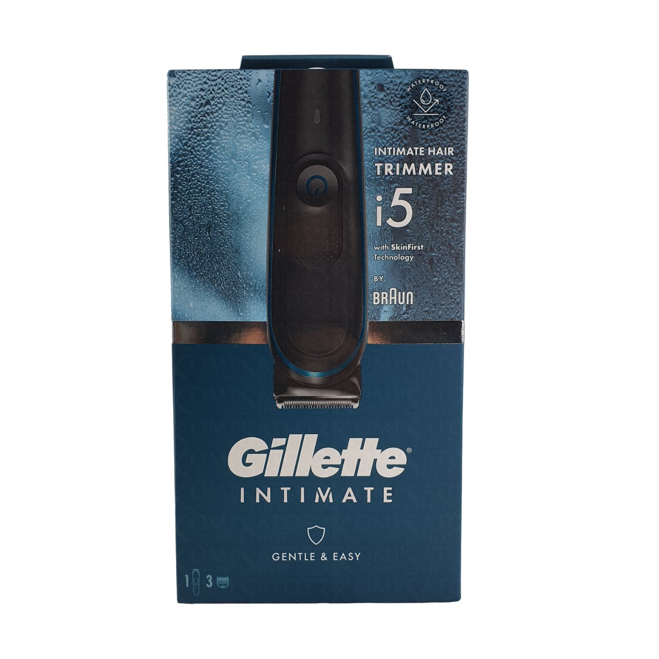 Gillette Intimate Akku Trimmer i5 Intimbereich Rasierer Wasserdicht ...