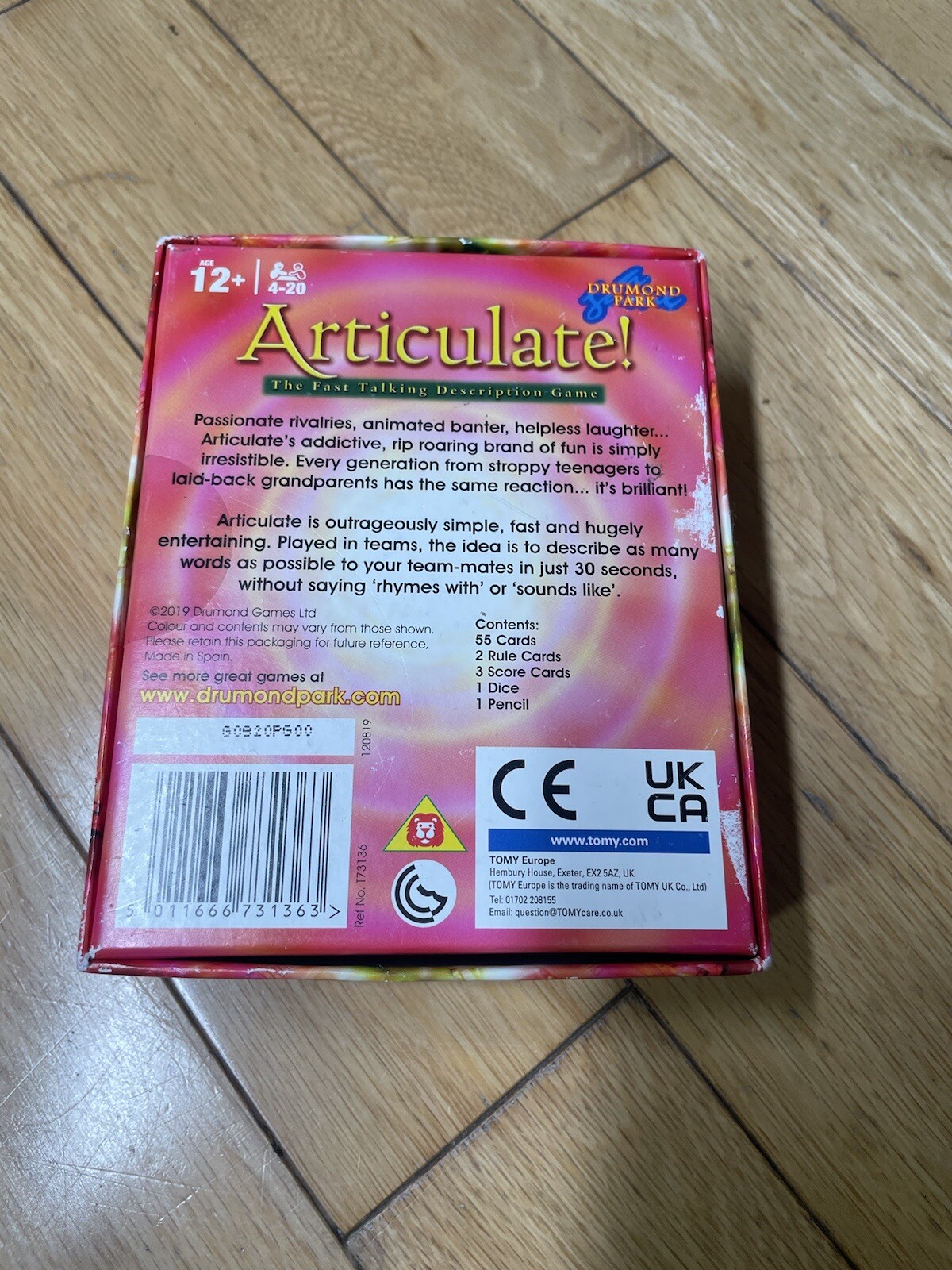 Drumond Park 0990 Articulate Mini Game - Red for sale online | eBay