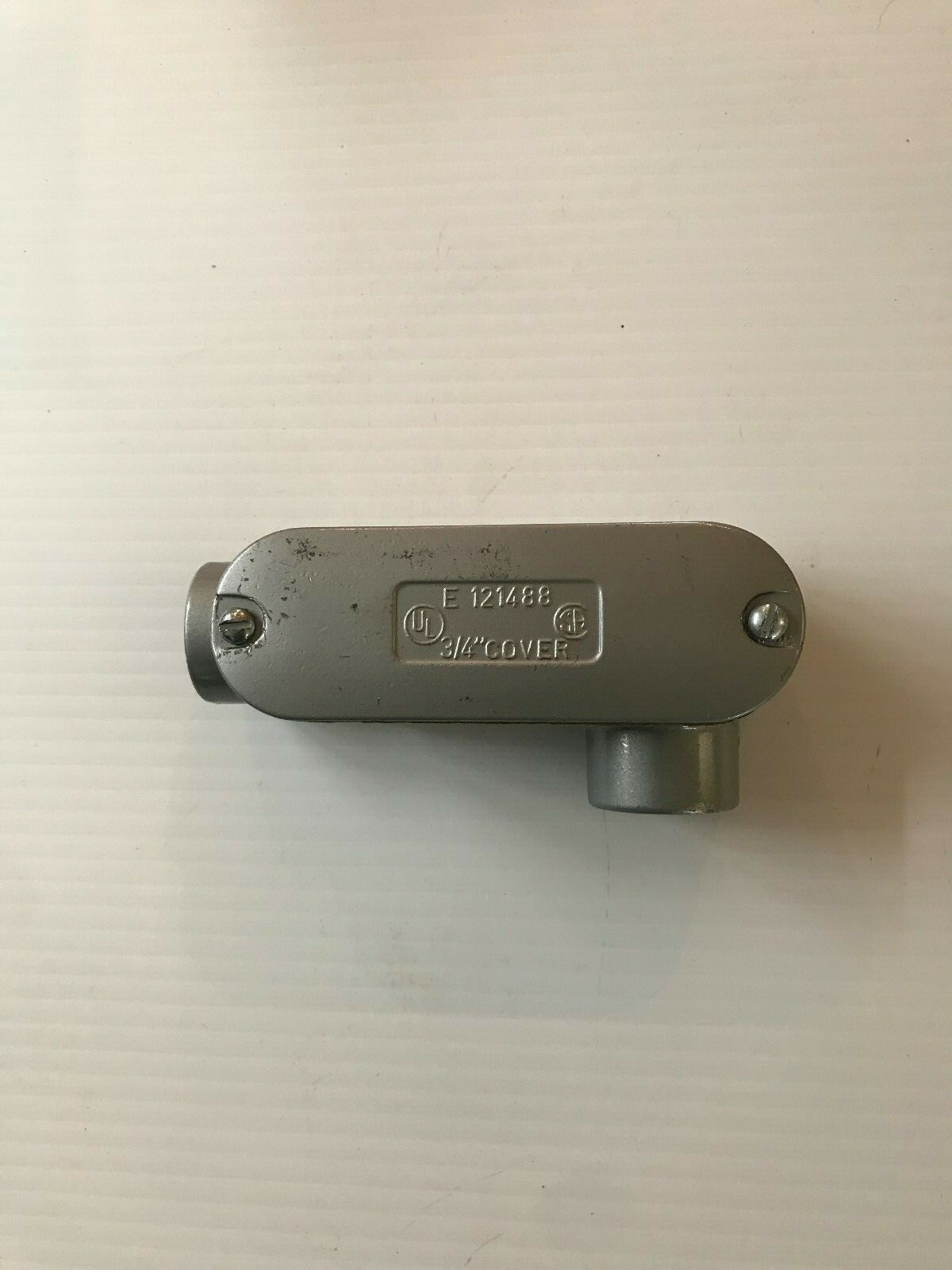 5 Threaded Oval Conduit Body E121488 3/4" LL Steel City / Thomas Batts ...