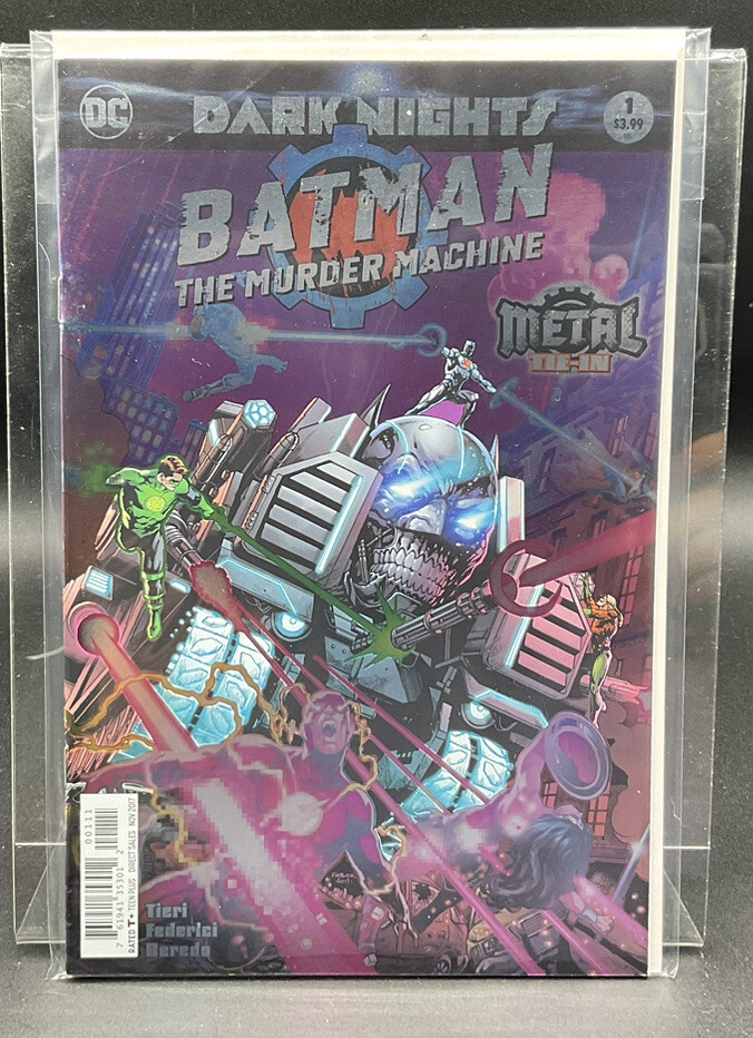 Dark Nights Batman The Murder Machine #1 Foil 1st Print DC 2018 Metal ...