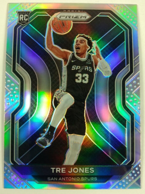2020-21 Panini Prizm Silver Tre Jones Rookie RC #291, Parallel | eBay