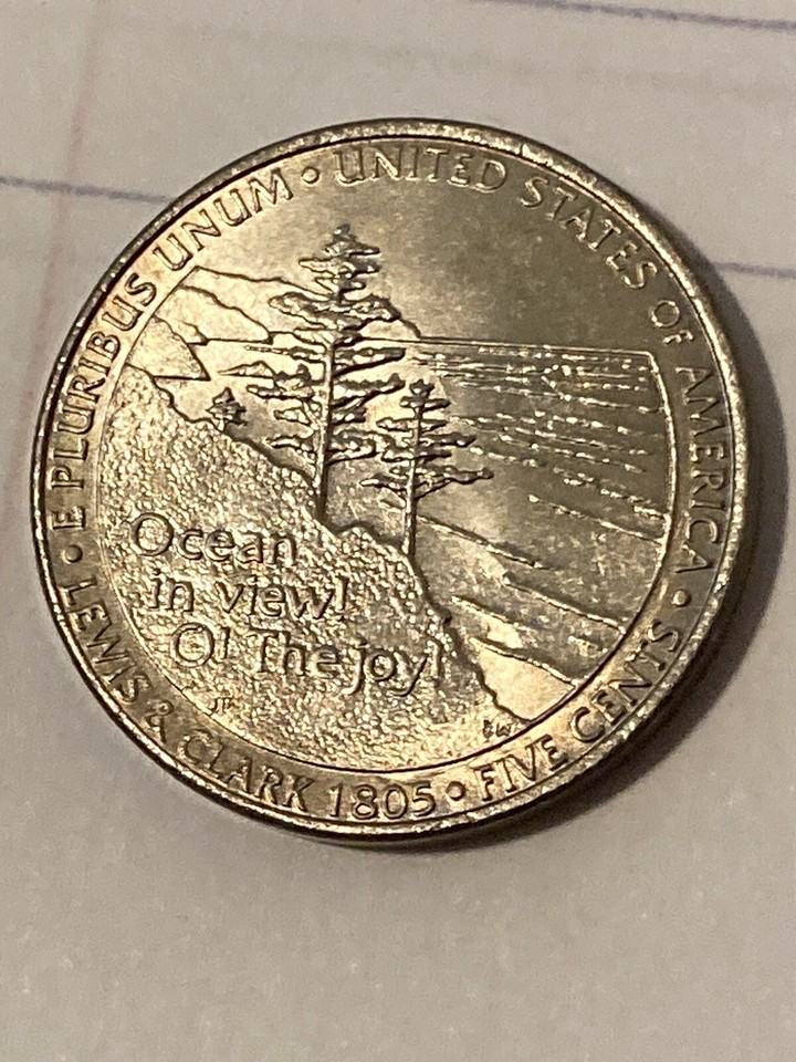 2005 P Ocean In View Jefferson Nickel Error Coin | eBay