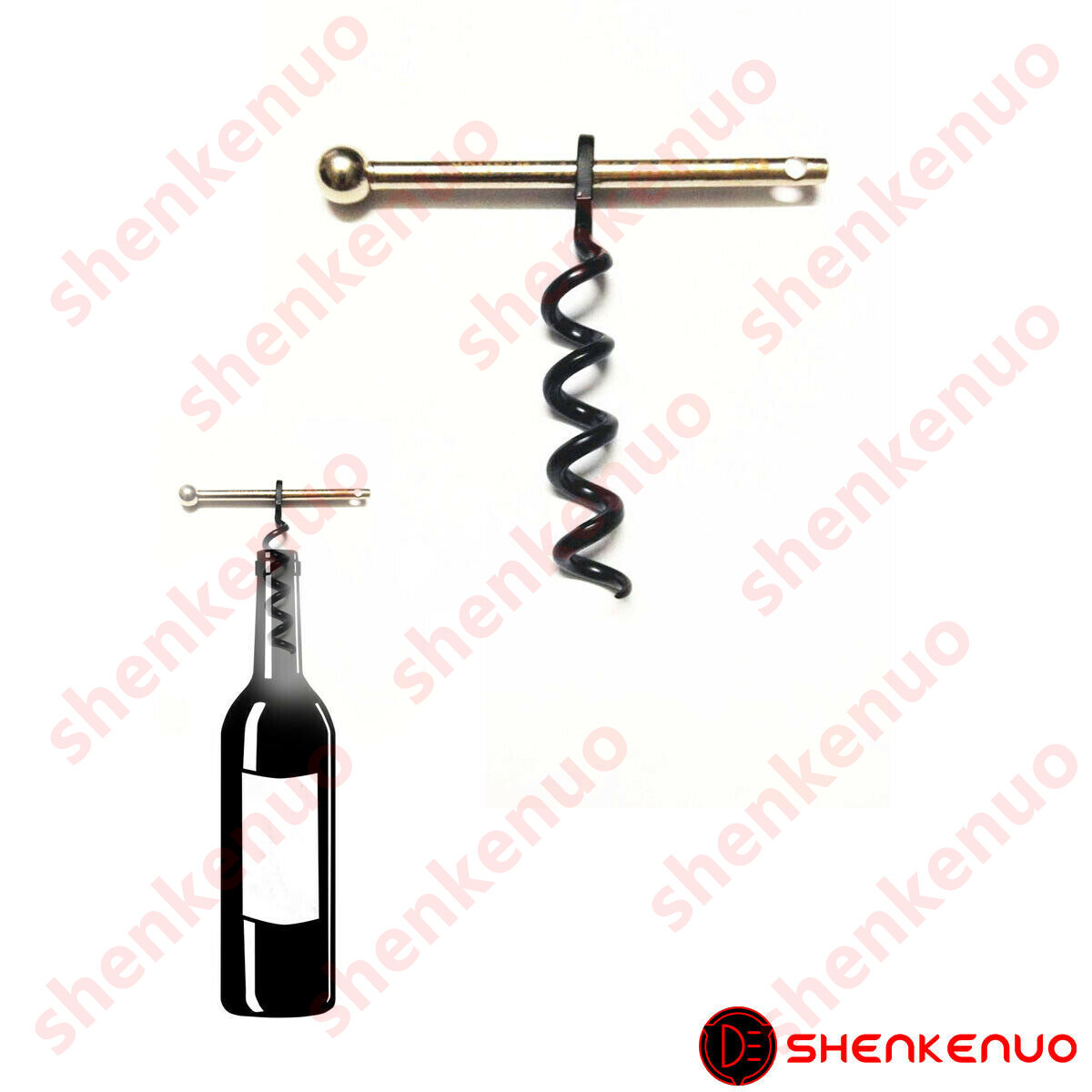 Men's Gift Twistick/Corkscrew Bottle Opener Pocket Tool Key Ring Chain ...