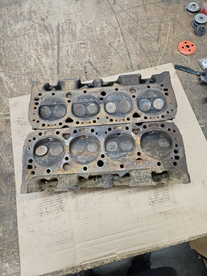 1963 1964 Corvette 283 327 SBC Power Pack Heads Small Block Chevy ...