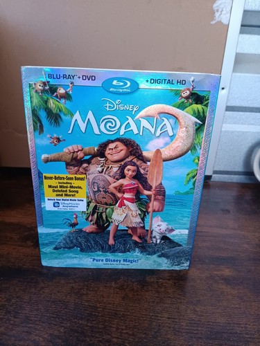 Moana (Blu-ray, DVD 2016) Movie Disney 786936852394 | eBay