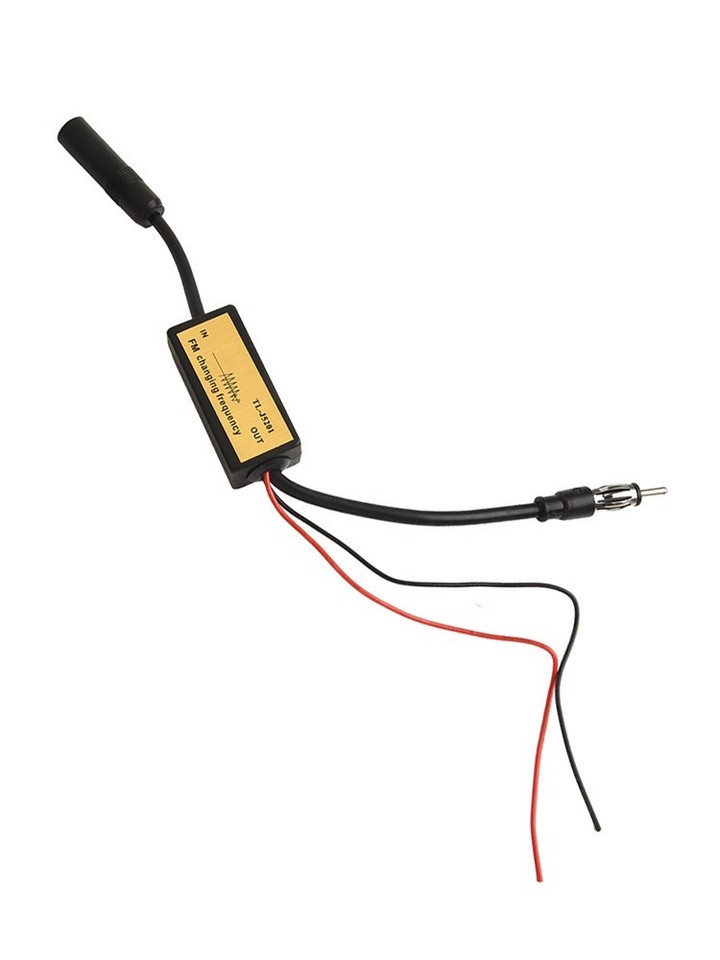Band Expander Car FM Antenna Radio Band Expander Black Converter DC 12V ...