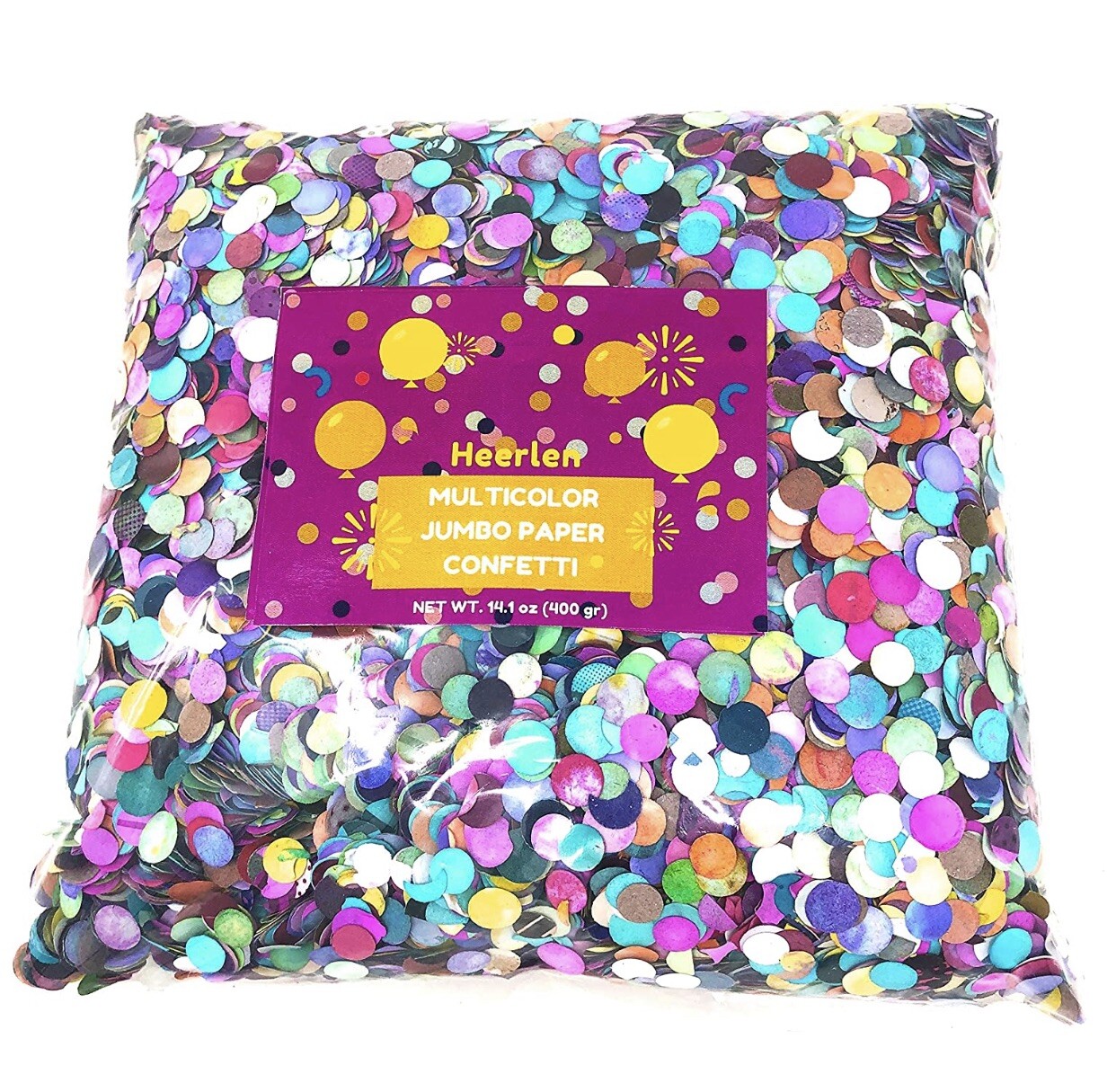 Heerlen Multicolored Biodegradable Confetti |Jumbo- Paper Confetti 14 ...