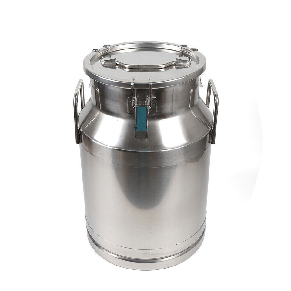 12-60L Gallon Stainless Steel Milk Can Barrel, Milk Jug Milk Bucket ...