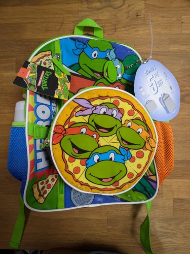 Teenage Mutant Ninja Turtle TMNT Backpack NWT Set Lunch Box Water ...