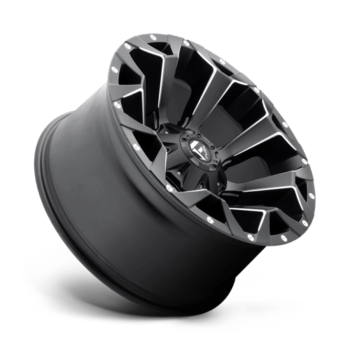 Fuel D546 Assault Matte Black Milled 1-Piece Rims: 22x10, 8x165.1/8x6.5 ...