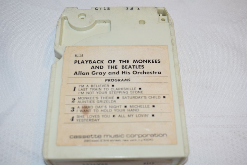 Playback of the Monkees and Beatles Allan Gray and His Orchestra 8 ...
