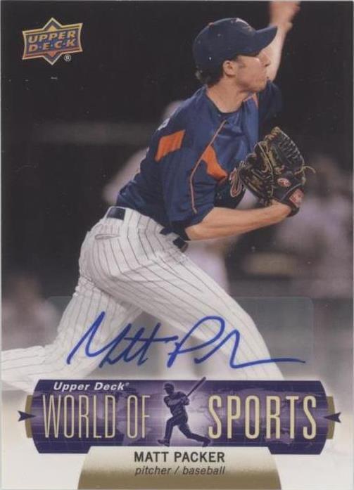 2011 Upper Deck World of Sports - Matt Packer #32 Autographs (AU, RC ...