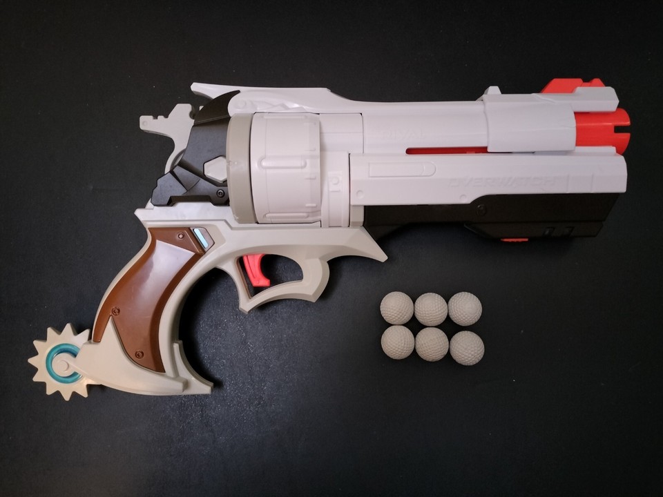 Nerf Rival Overwatch McCree Revolver Blaster w/ 6 Rounds | eBay